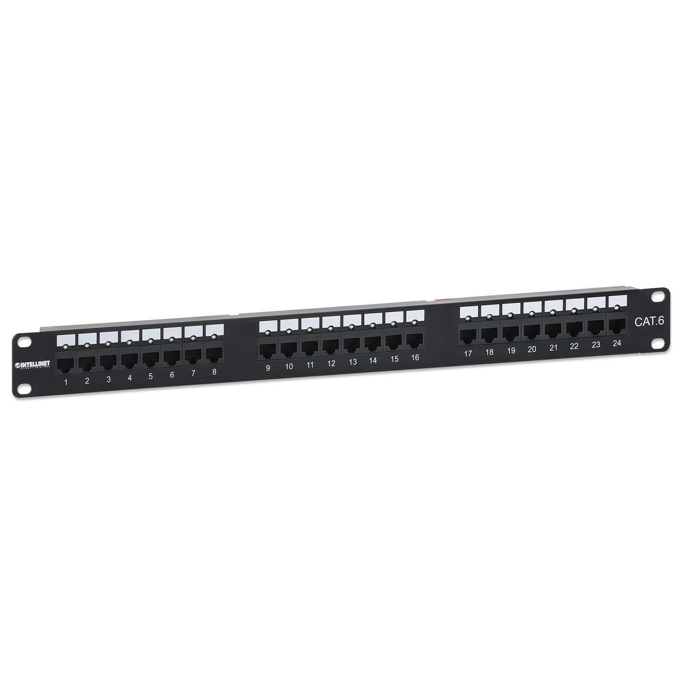 Port Identifier Cat6 24 Port Patch Panel w LEDs 1U