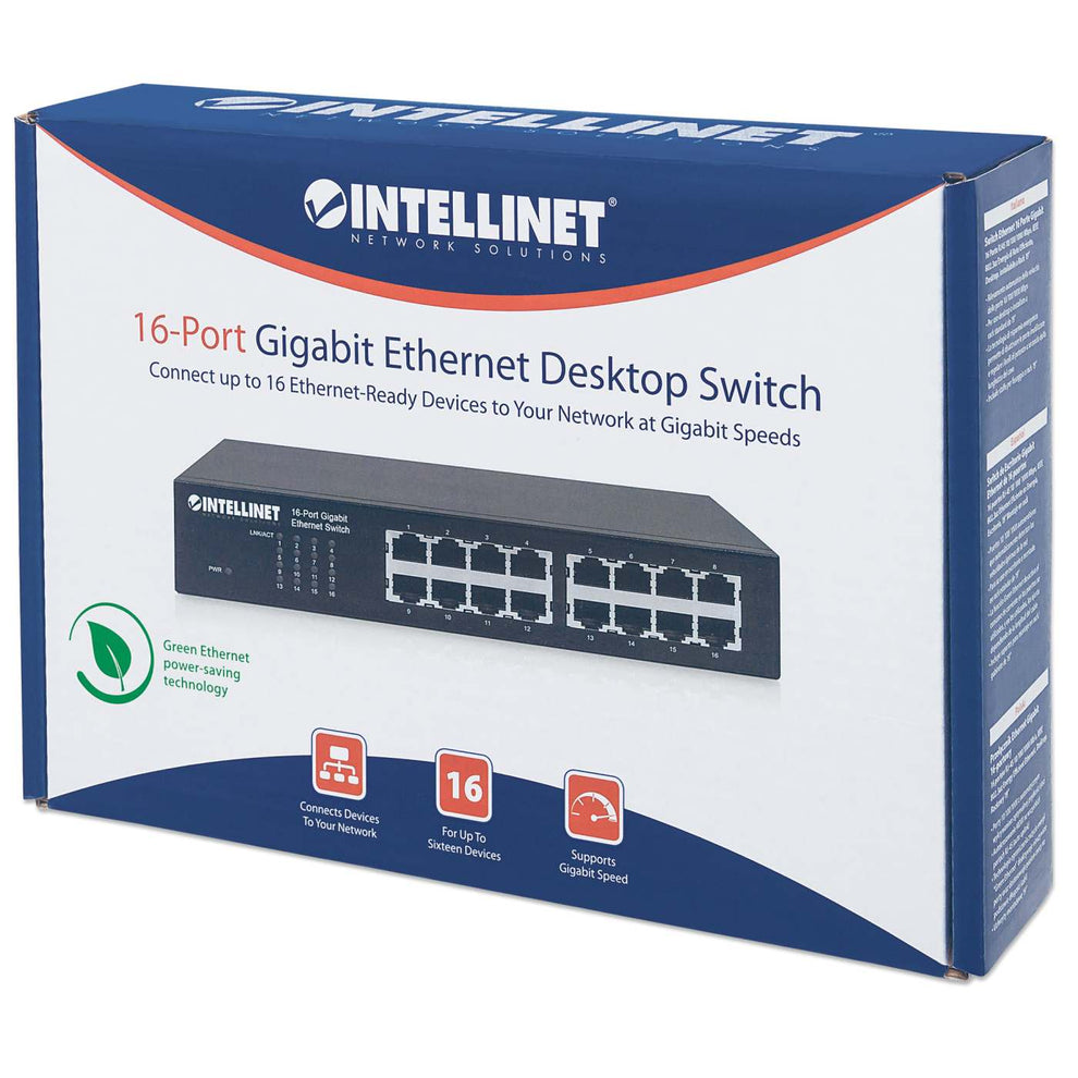 Intellinet 16-Port GbE Switch (561068)