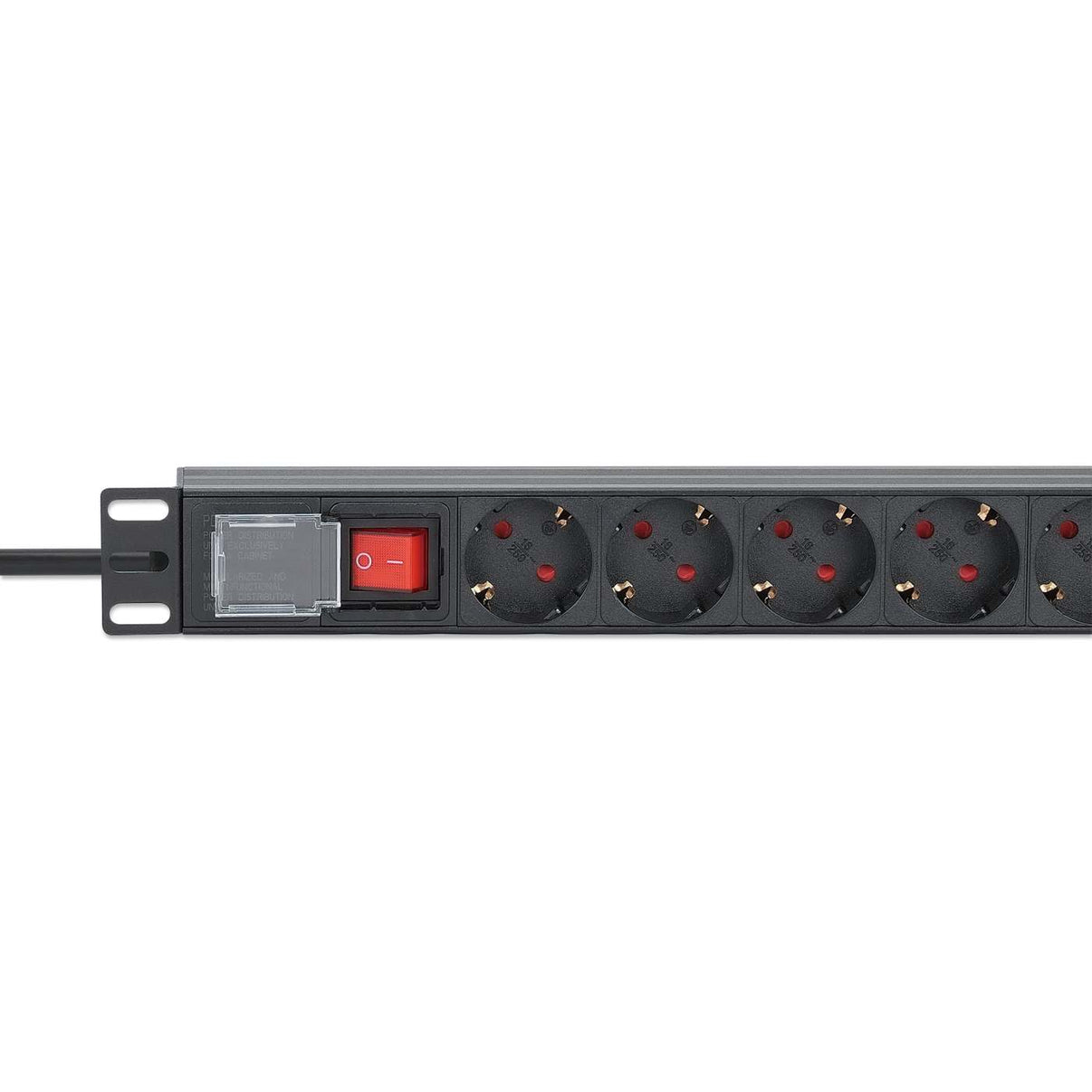 19" 1U Rackmount 8-Output Power Distribution Unit (PDU)