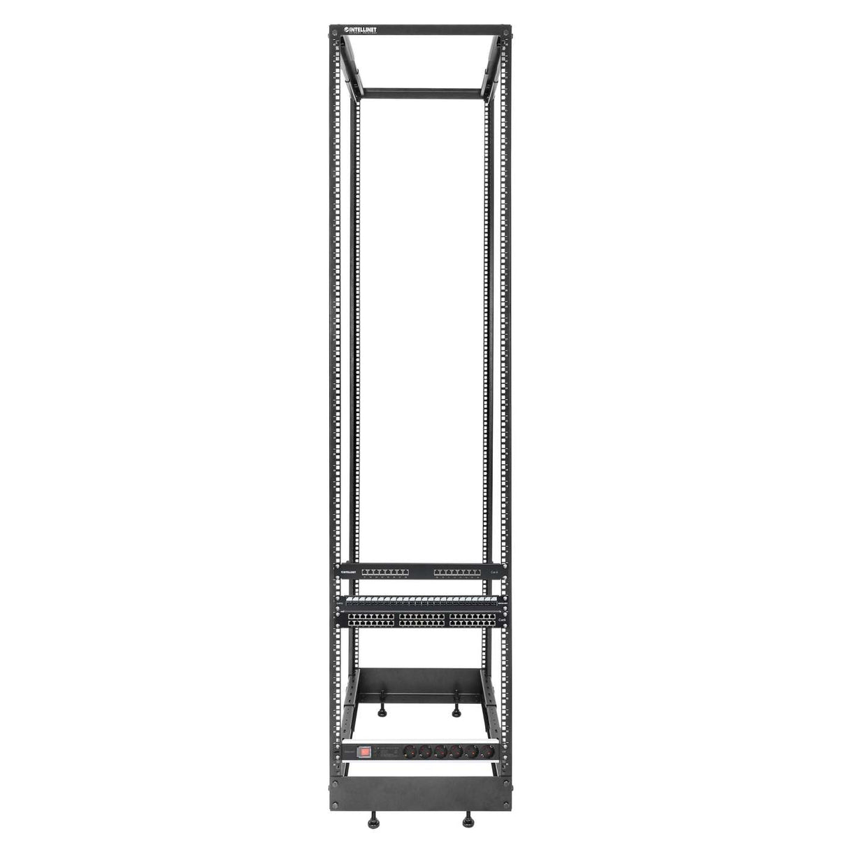 19" 4-Post Open Frame Netw. Rack, 45U 716406