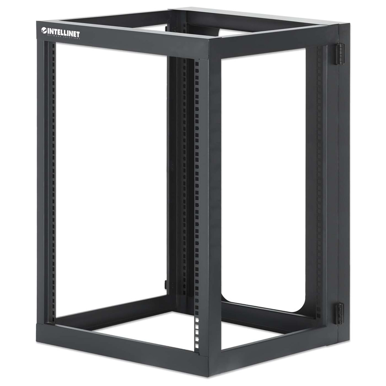 Wallmount OpenFrame Netw. Rack 15U Rear-hinged SwingFrame