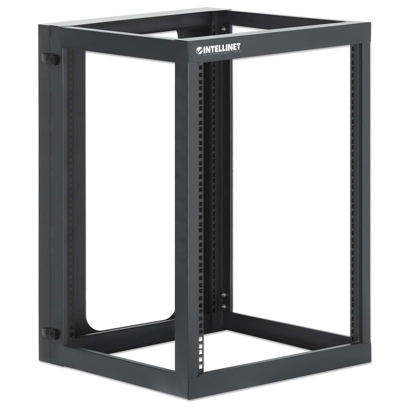 Wallmount OpenFrame Netw. Rack 15U Rear-hinged SwingFrame