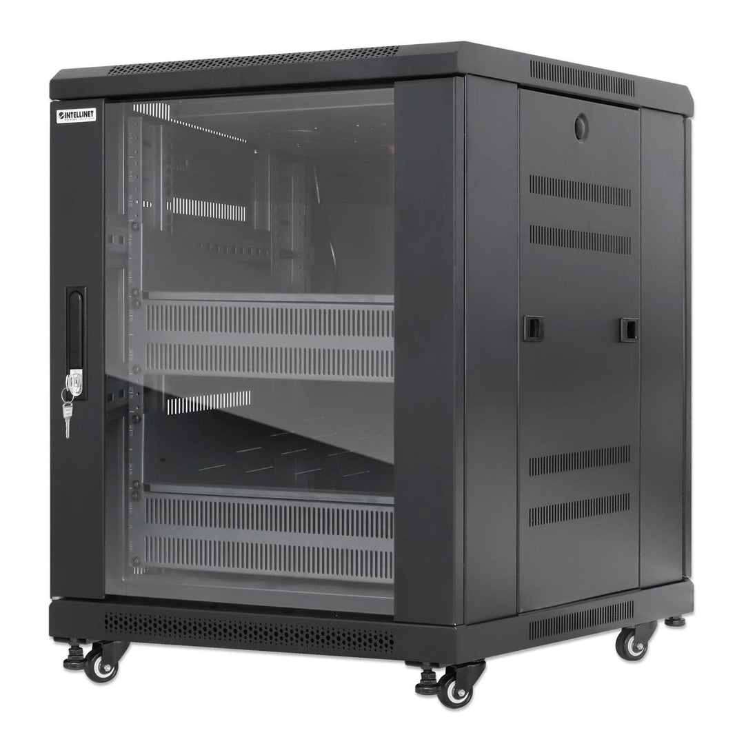 INTELLINET Network Cabinets, Racks, Swing Out Racks, Open Frame Racks