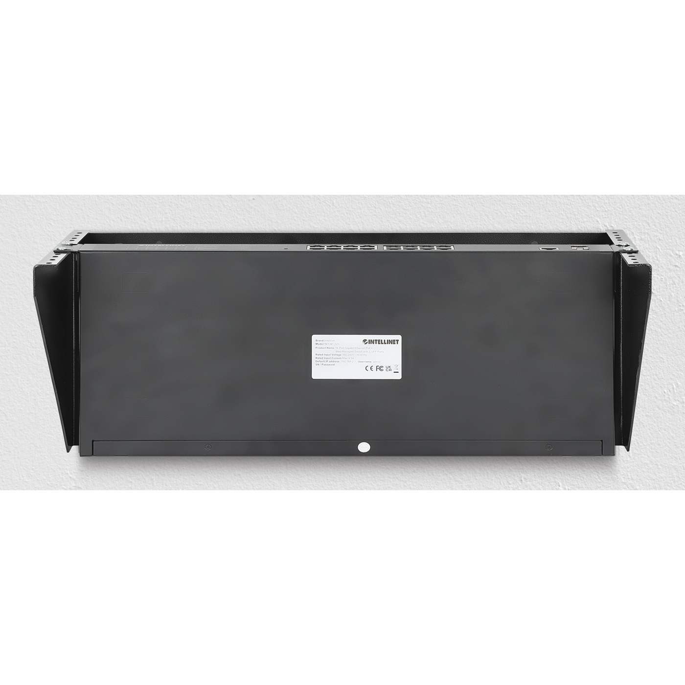 Vertical Wall Mount Rack Bracket for 19" Equipment, 4U