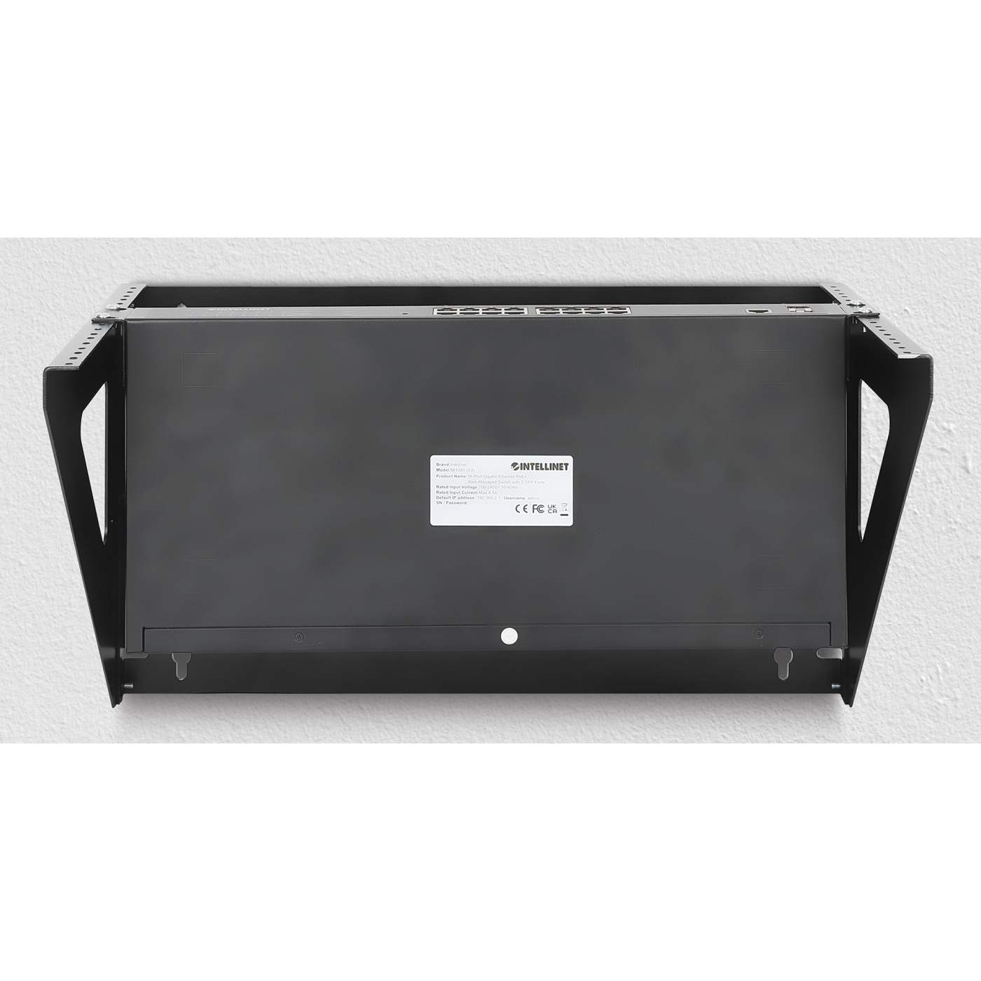 Vertical Wall Mount Rack Bracket for 19" Equipment, 6U