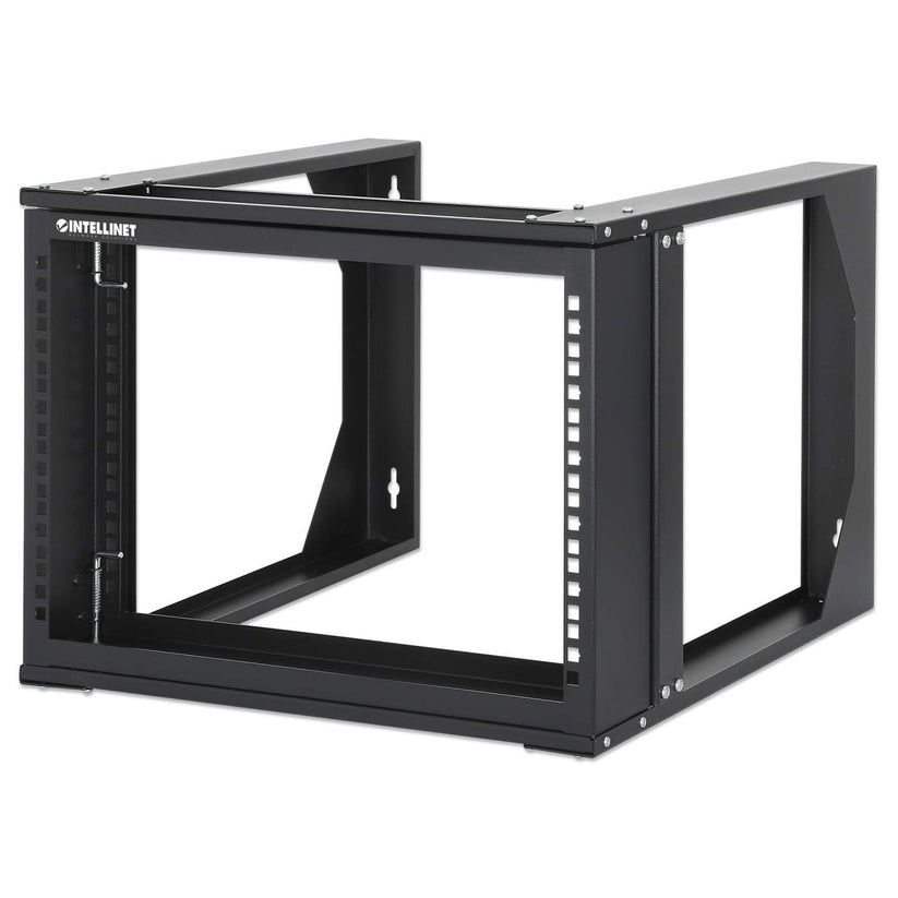 Wallmount OpenFrame Netw. Rack 6U Front-Hinged SwingFrame