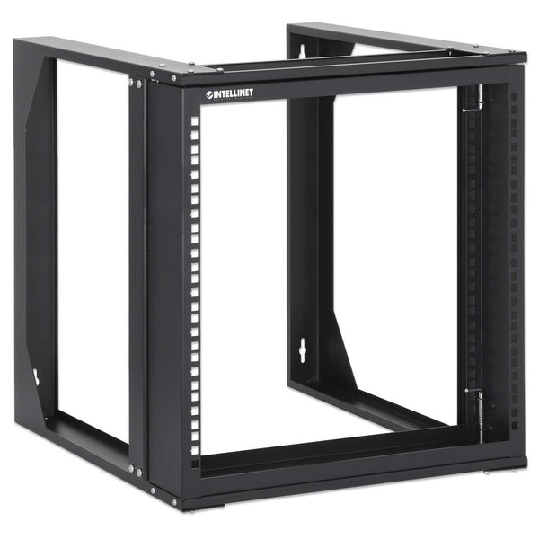 Wallmount OpenFrame Netw. Rack 9U Front-hinged SwingFrame