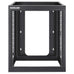 19 inch Wall Mount Open Frame Network Rack, 12U, Rear-hinged Swing Frame
