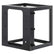 19 inch Wall Mount Open Frame Network Rack, 12U, Rear-hinged Swing Frame
