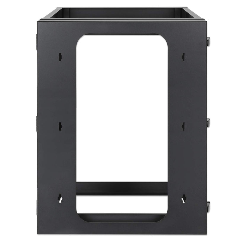 Wallmount OpenFrame Netw. Rack 12U Rear-hinged SwingFrame