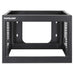 Wallmount OpenFrame Netw. Rack 6U Rear-hinged SwingFrame