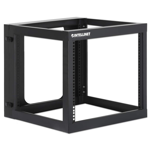 Wallmount OpenFrame Netw. Rack 9U Rear-hinged SwingFrame