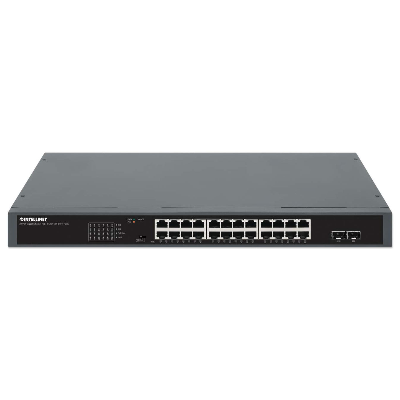 24-Port GbE PoE+ Switch w/ 2 SFP Ports 561907