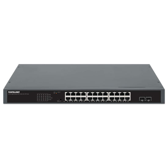 24-Port GbE PoE+ Switch w/ 2 SFP Ports 561907