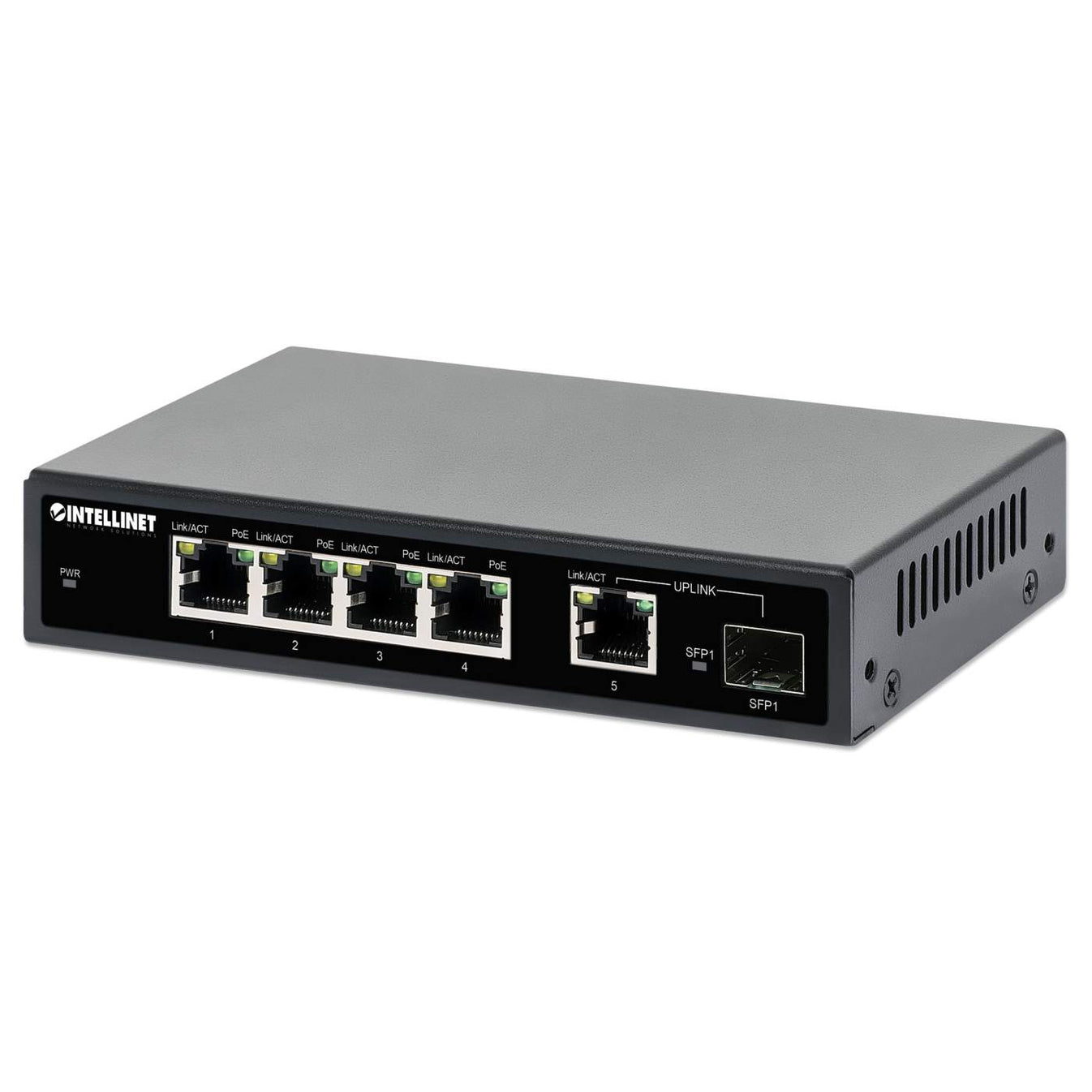 5-Port GbE PoE+ Switch w/ SFP Port 561822