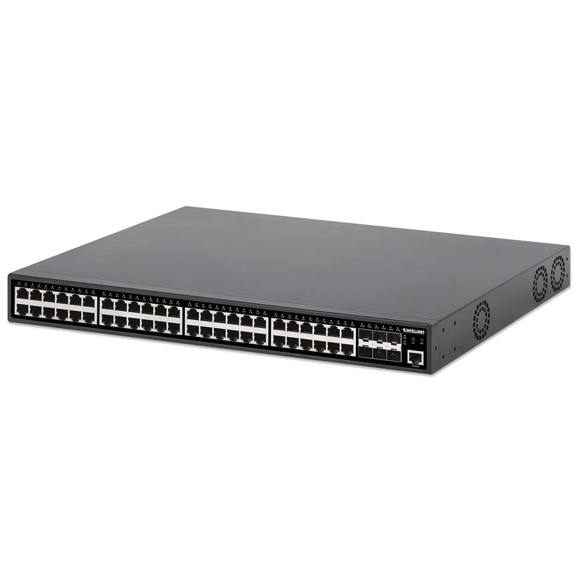 54-Port L2+ Fully Managed PoE+ Switch w/ 48 GbE Ports & 6 SFP+ Uplinks