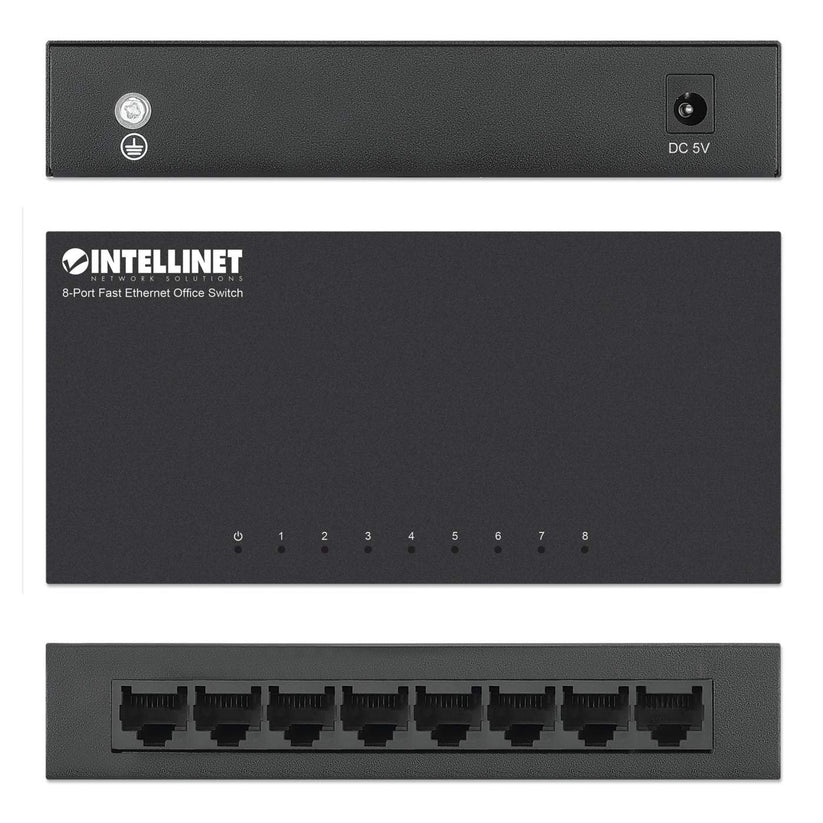 Intellinet 8-Port FE Office Switch (523318)